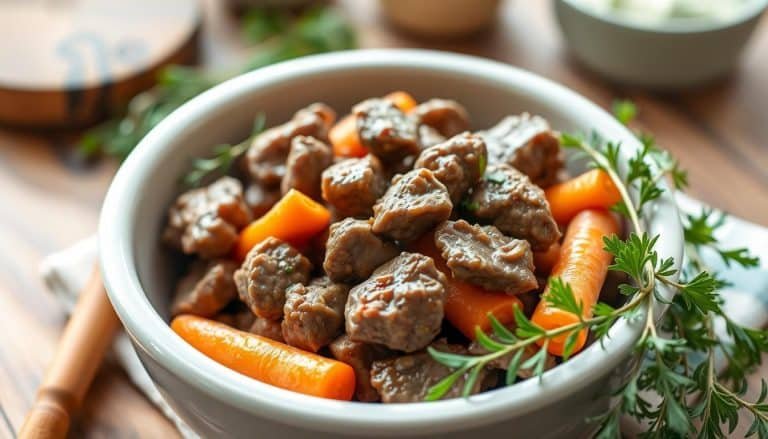 Homemade Lamb And Carrot Stew Dog Food Recipe