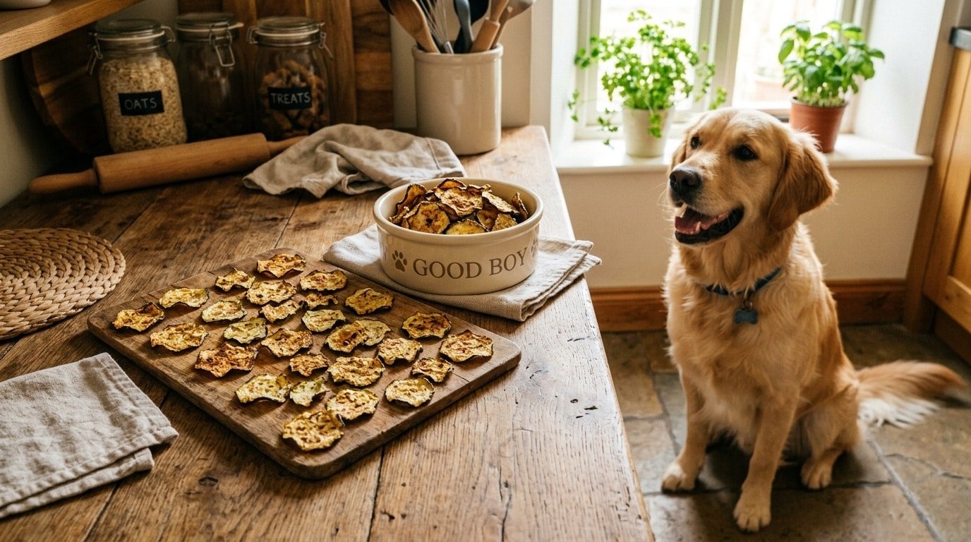 Homemade Zucchini Chips For Dogs Recipe - Hearts Of Pets