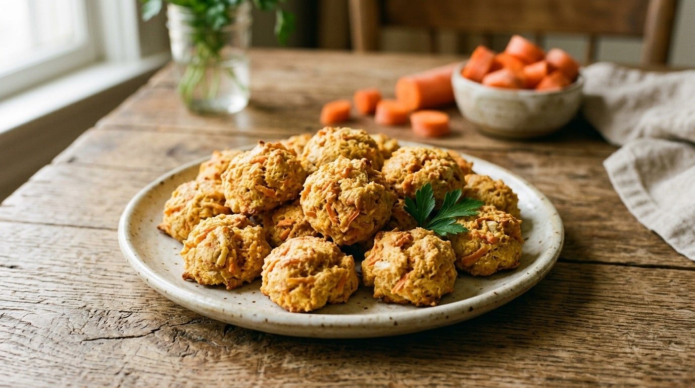 Homemade Carrot Chicken Bites For Dogs - Hearts Of Pets